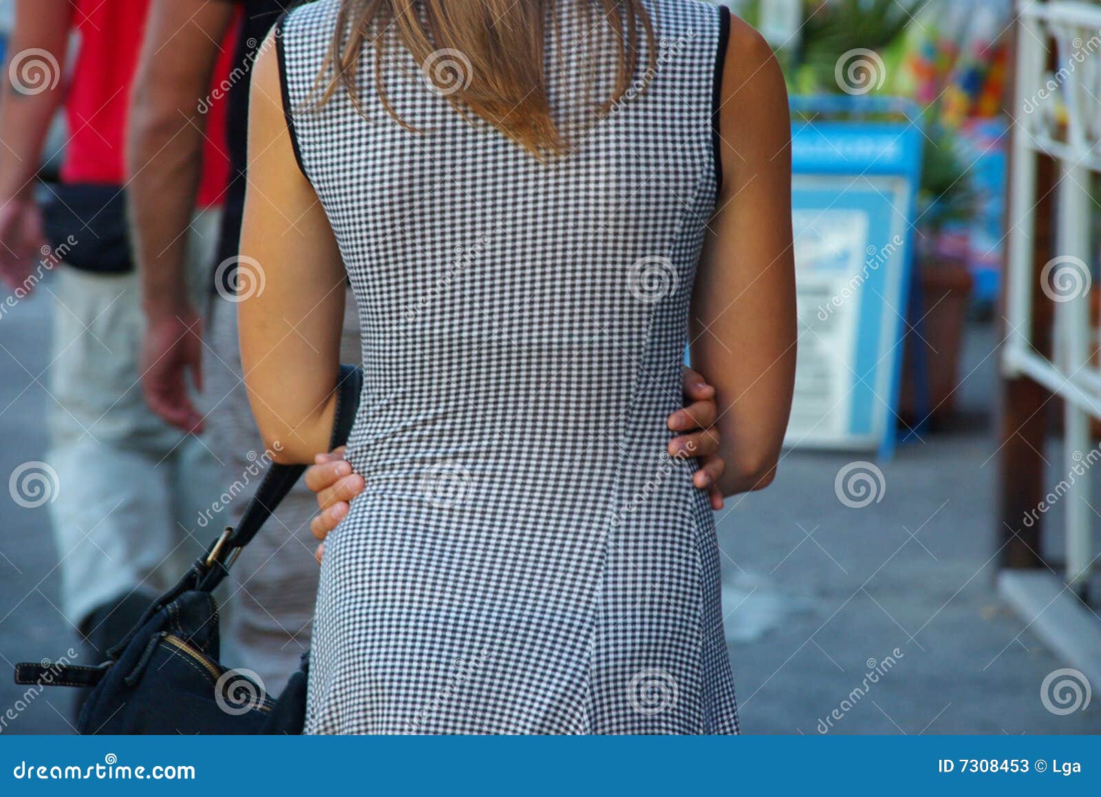 The offended girl stock image. Image of body, female, clasped - 7308453