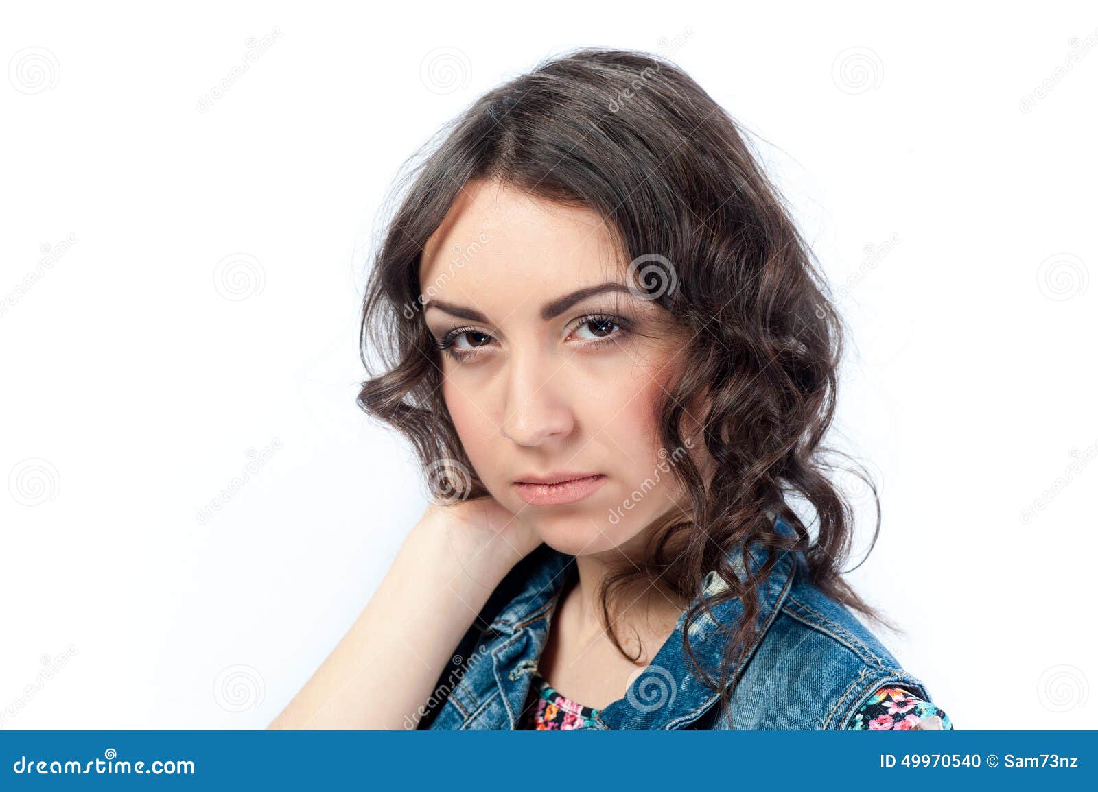 Offended girl stock photo. Image of face, injury, beauty - 49970540
