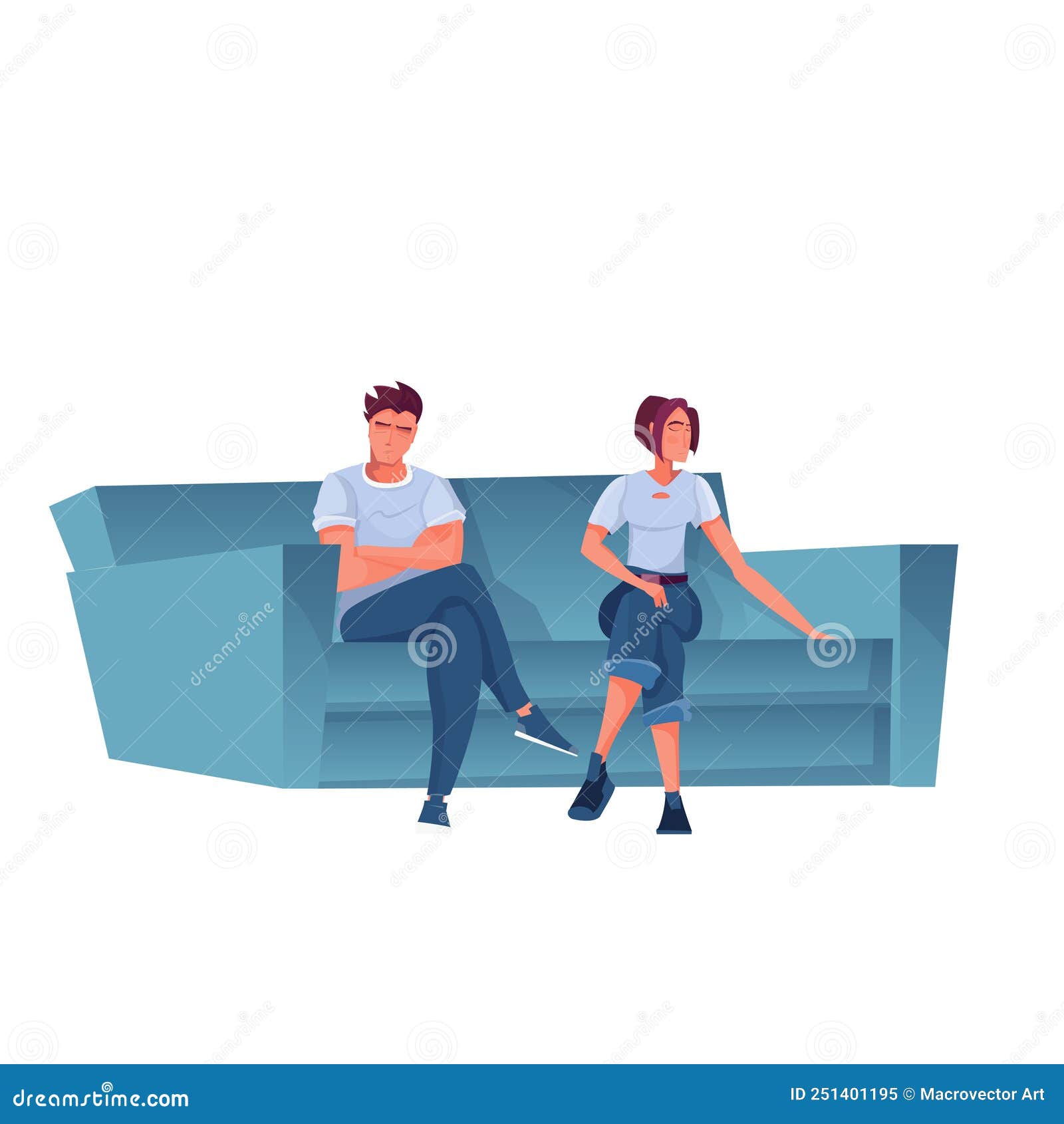 Offended People Illustration Stock Vector - Illustration of creative ...