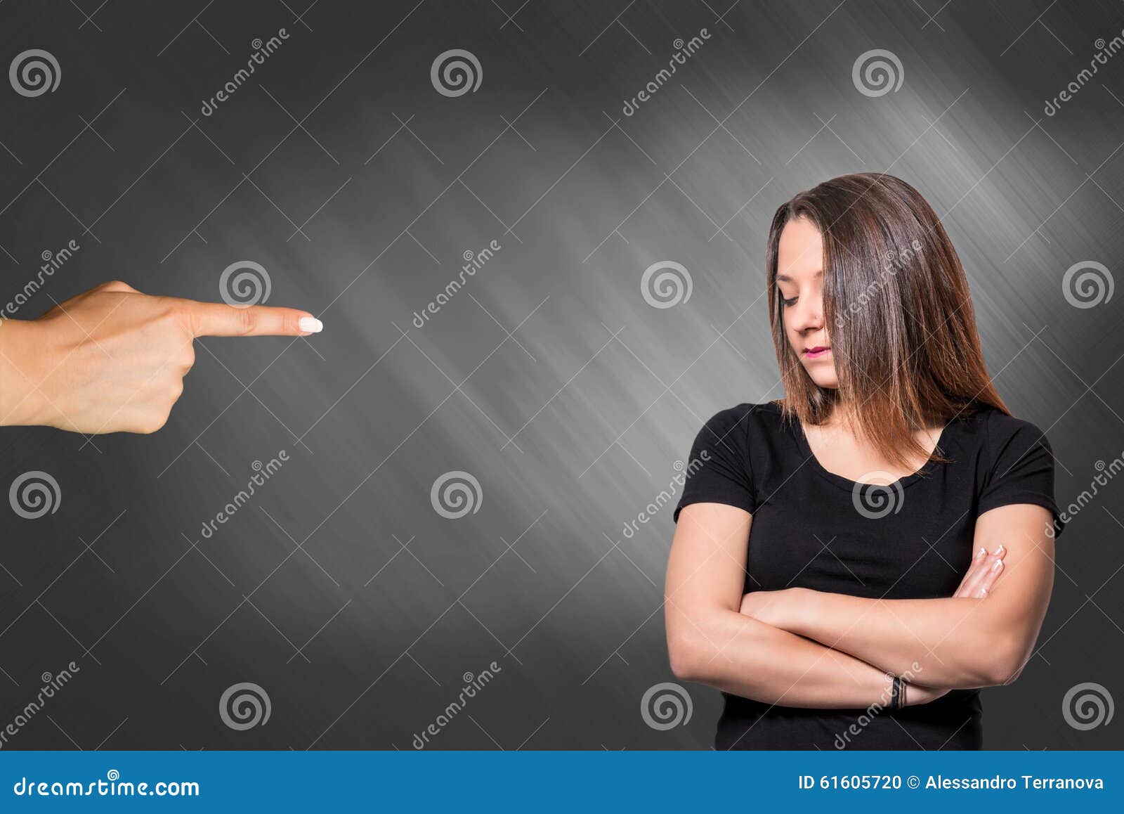 Offended woman stock photo. Image of disobey, argue, face - 61605720