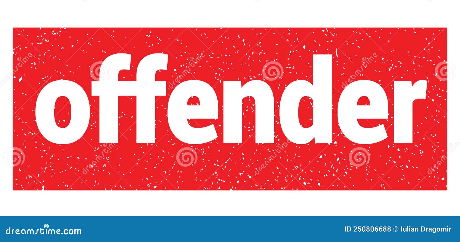 Offender Text Written On Red Stamp Sign Royalty-Free Stock Image ...