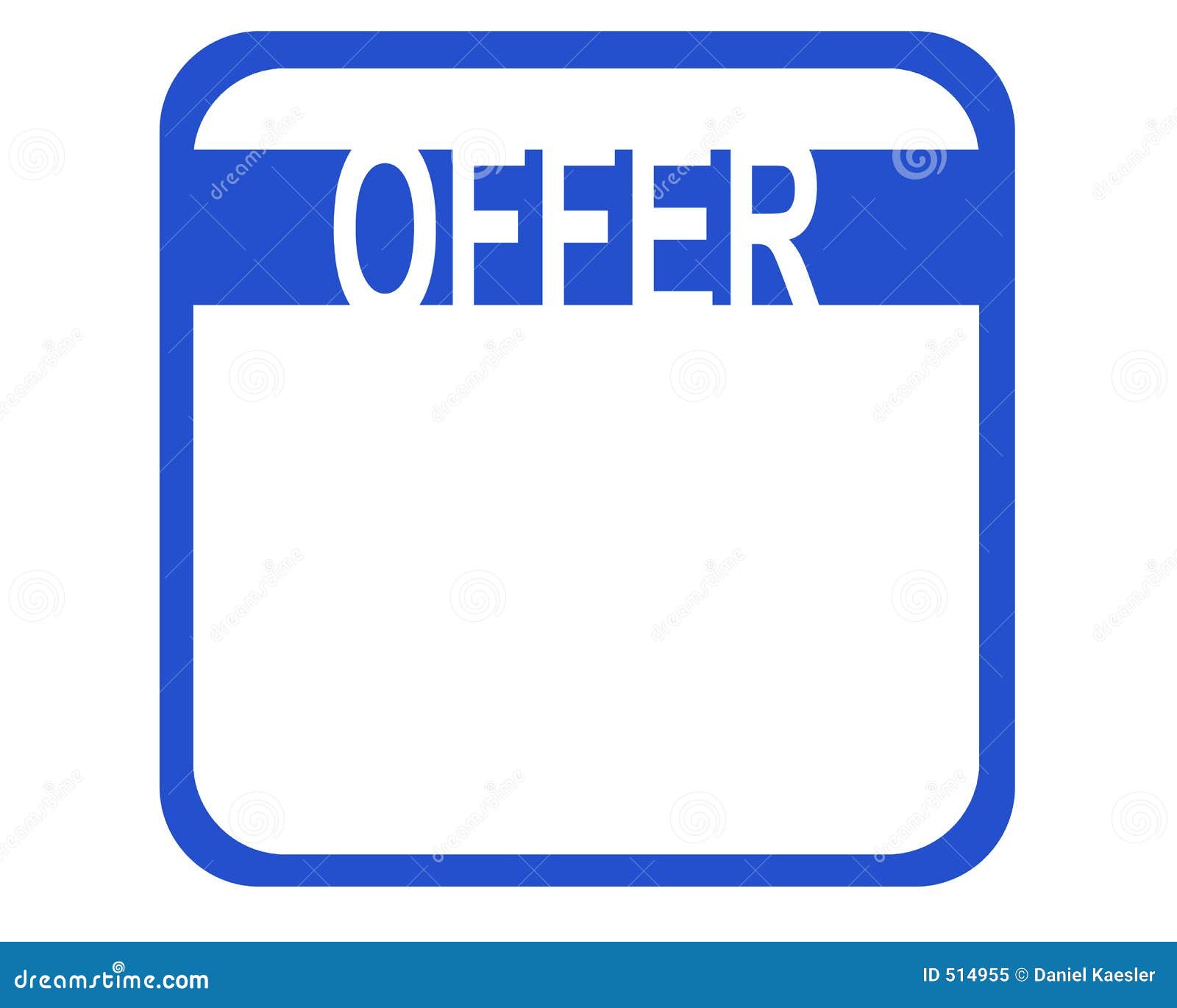 Offer stock illustration. Illustration of clue, signpost - 514955