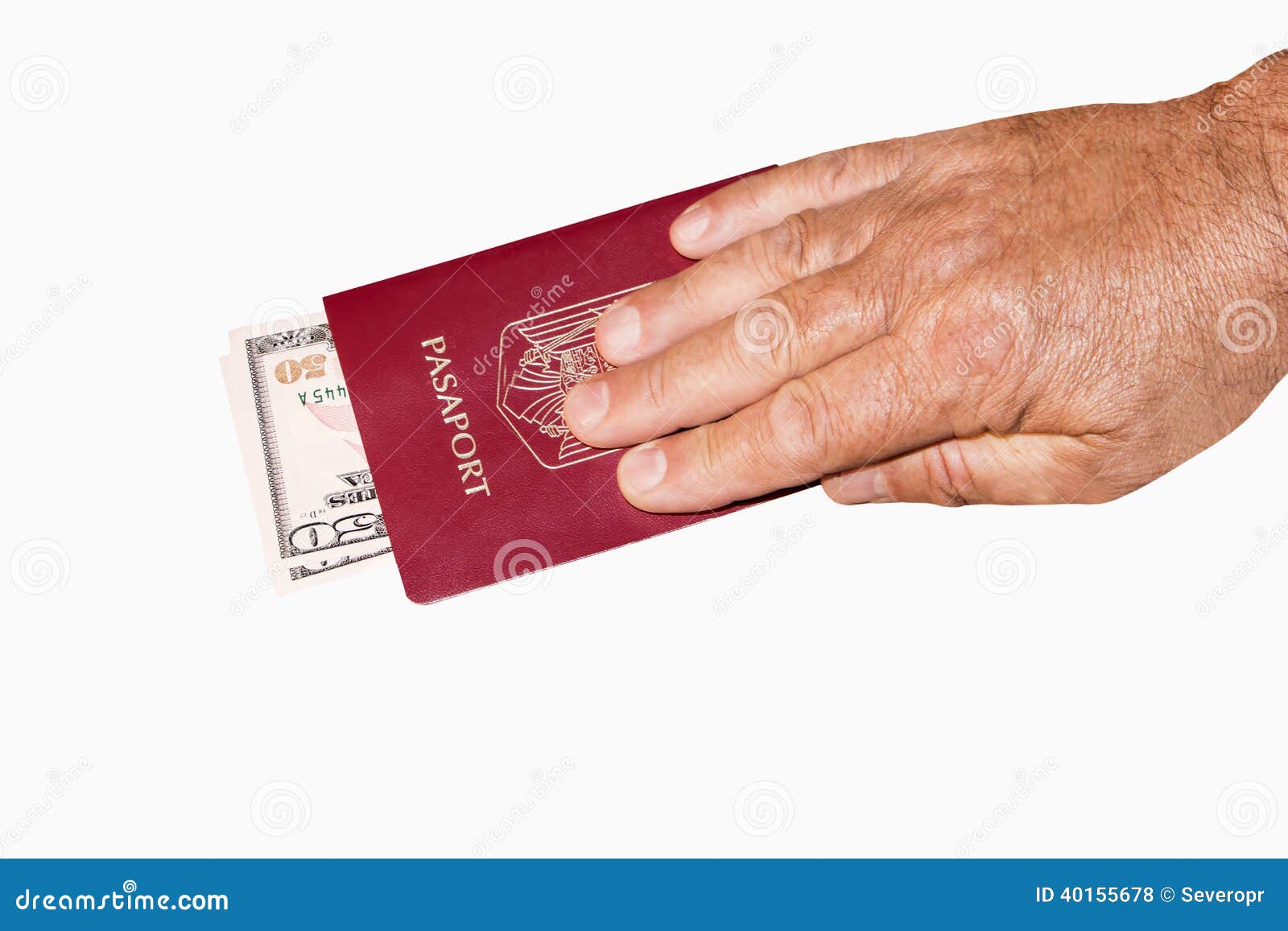 Offer bribes to customs stock photo. Image of money, dollars - 40155678