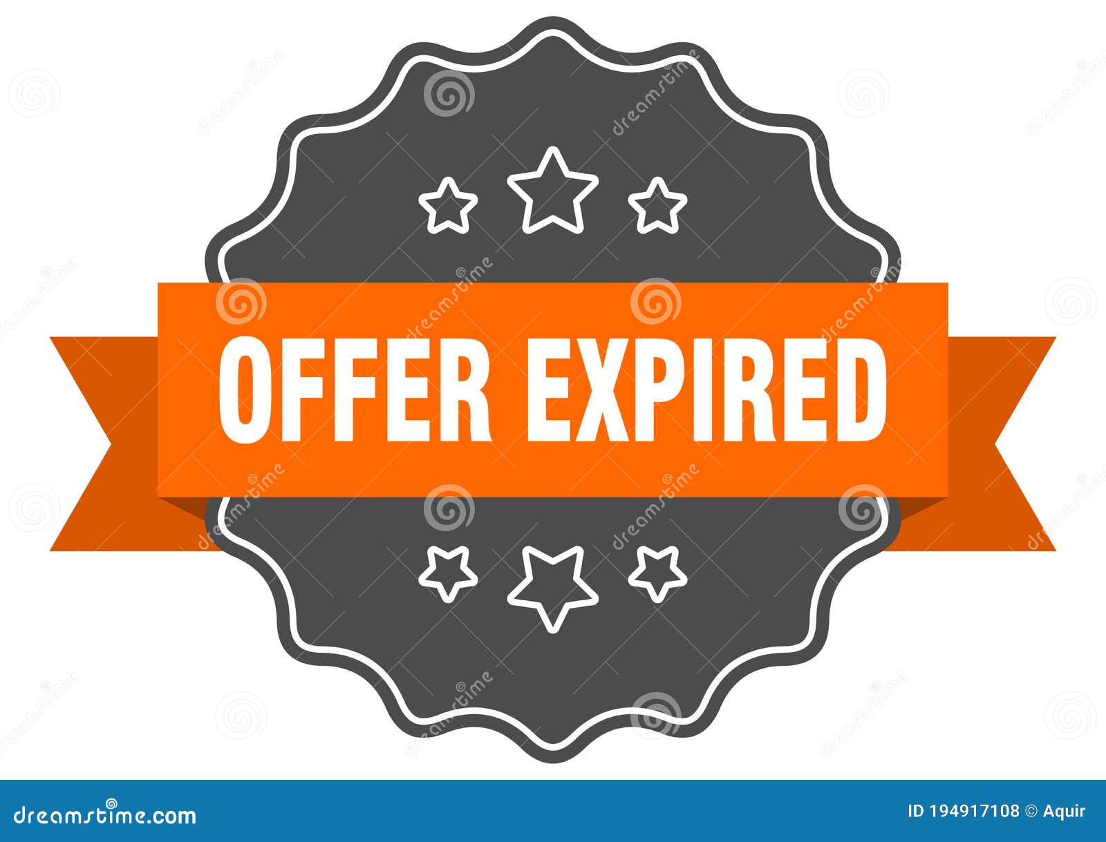 Offer Expired Stamp Cartoon Vector | CartoonDealer.com #122278159