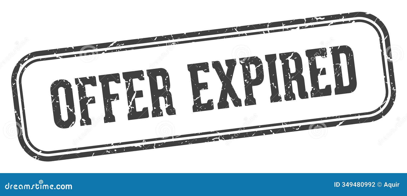 Offer Expired Sign Or Stamp Cartoon Vector | CartoonDealer.com #196679837