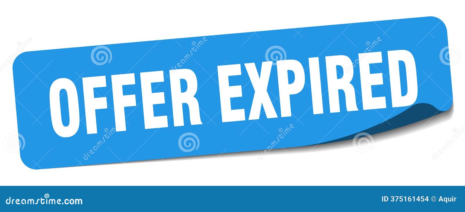 Offer Expired Stamp Cartoon Vector | CartoonDealer.com #122278159