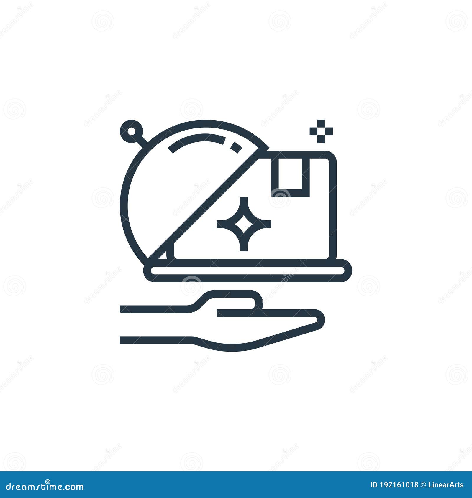 Offer Icon Vector from Business Model Canvas Concept. Thin Line ...