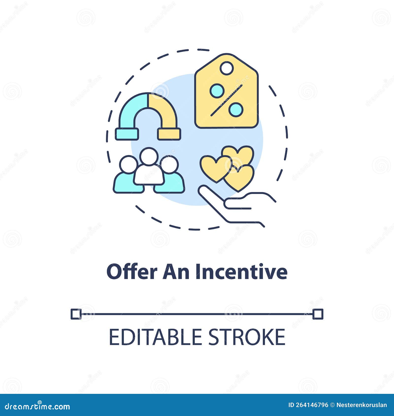 Offer Incentive Concept Icon Stock Vector - Illustration of review ...