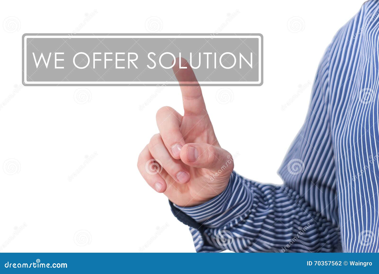 We offer solution stock photo. Image of solution, help - 70357562