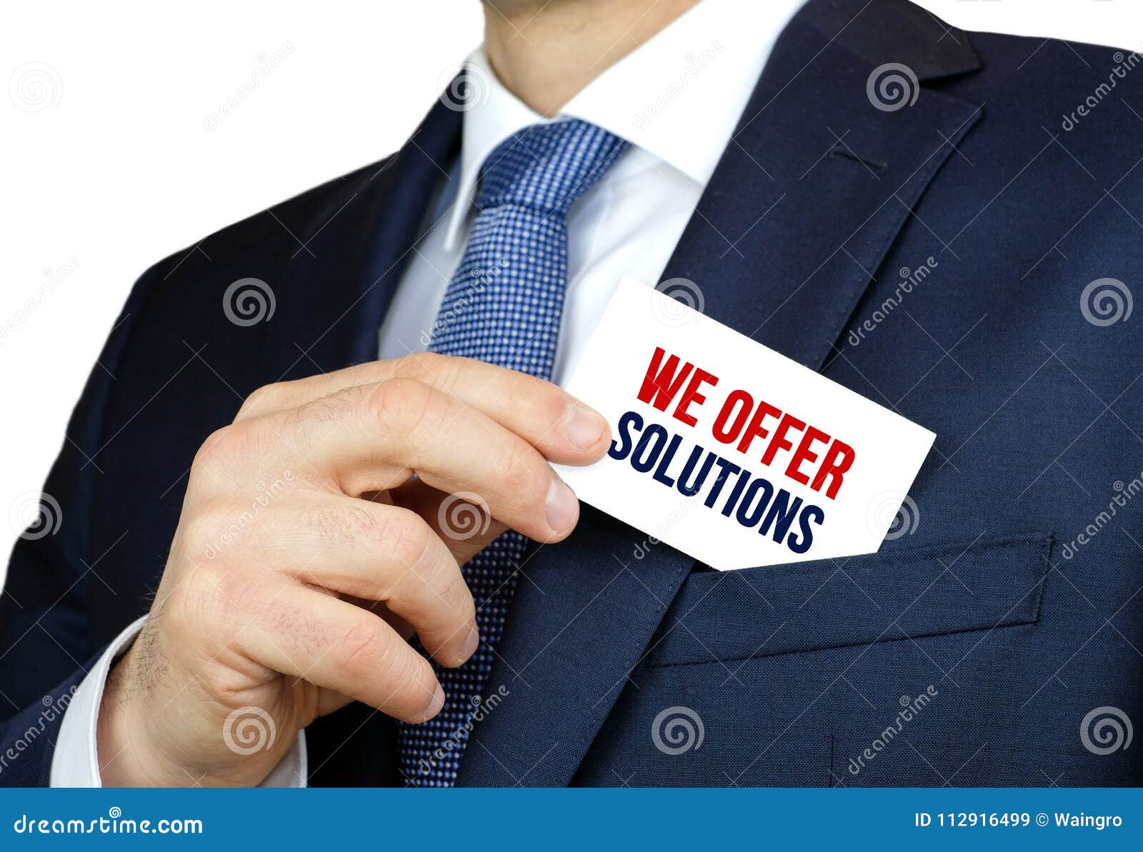 We offer solutions stock image. Image of solution, work - 112916499