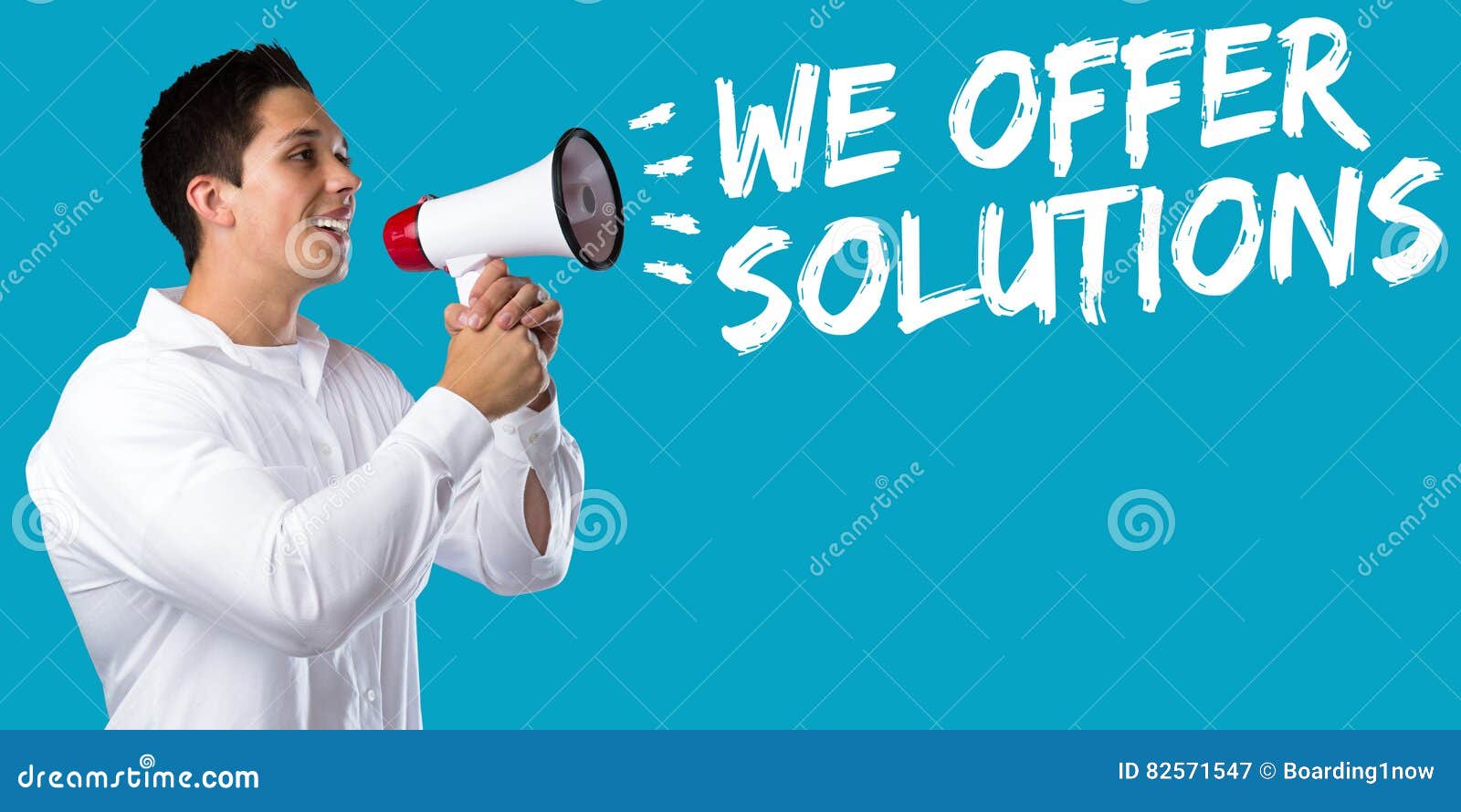 We Offer Solutions Solution for Problem Business Concept Success Stock ...