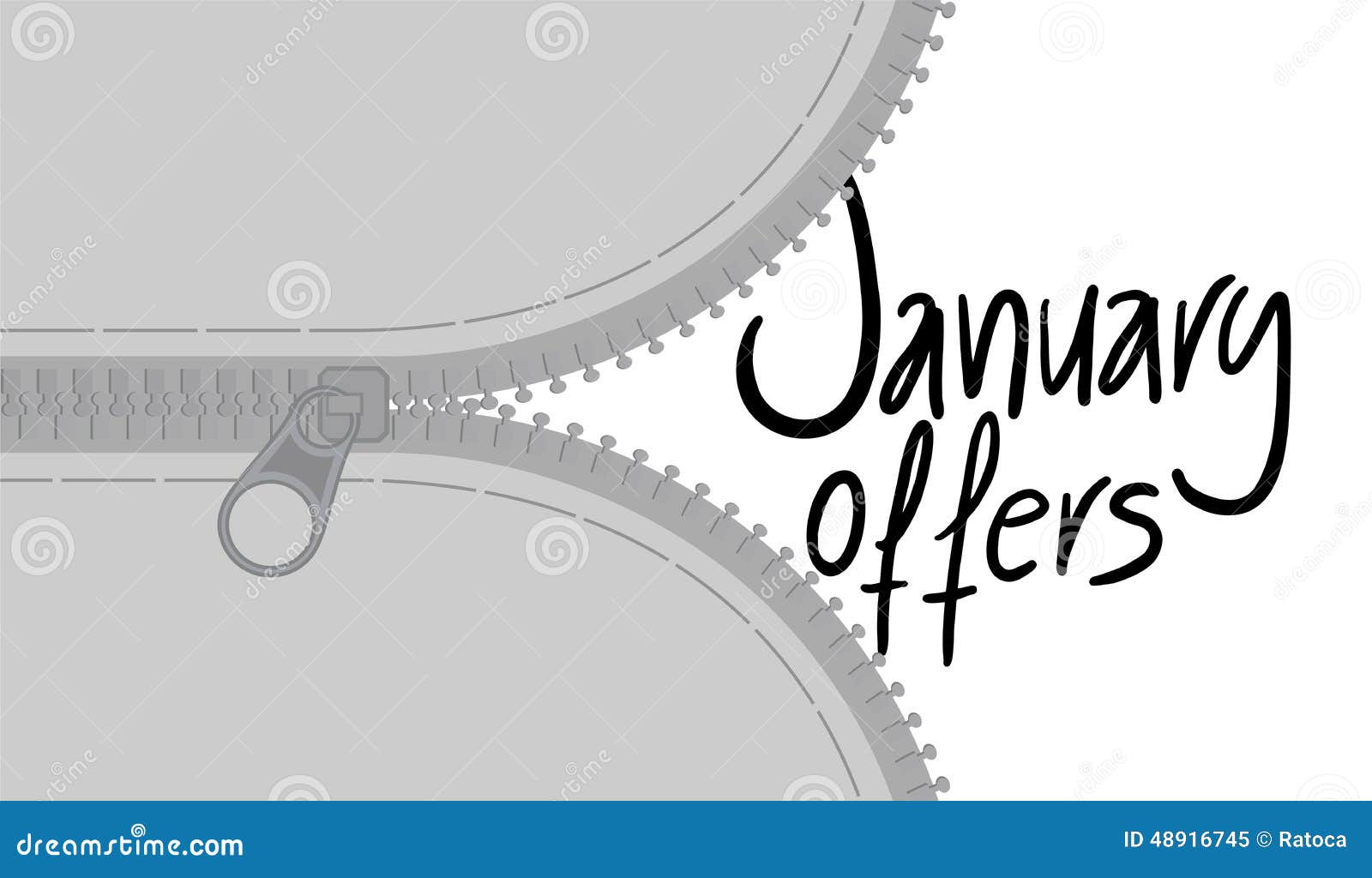 Offer symbol stock vector. Illustration of blue, offers - 48916745