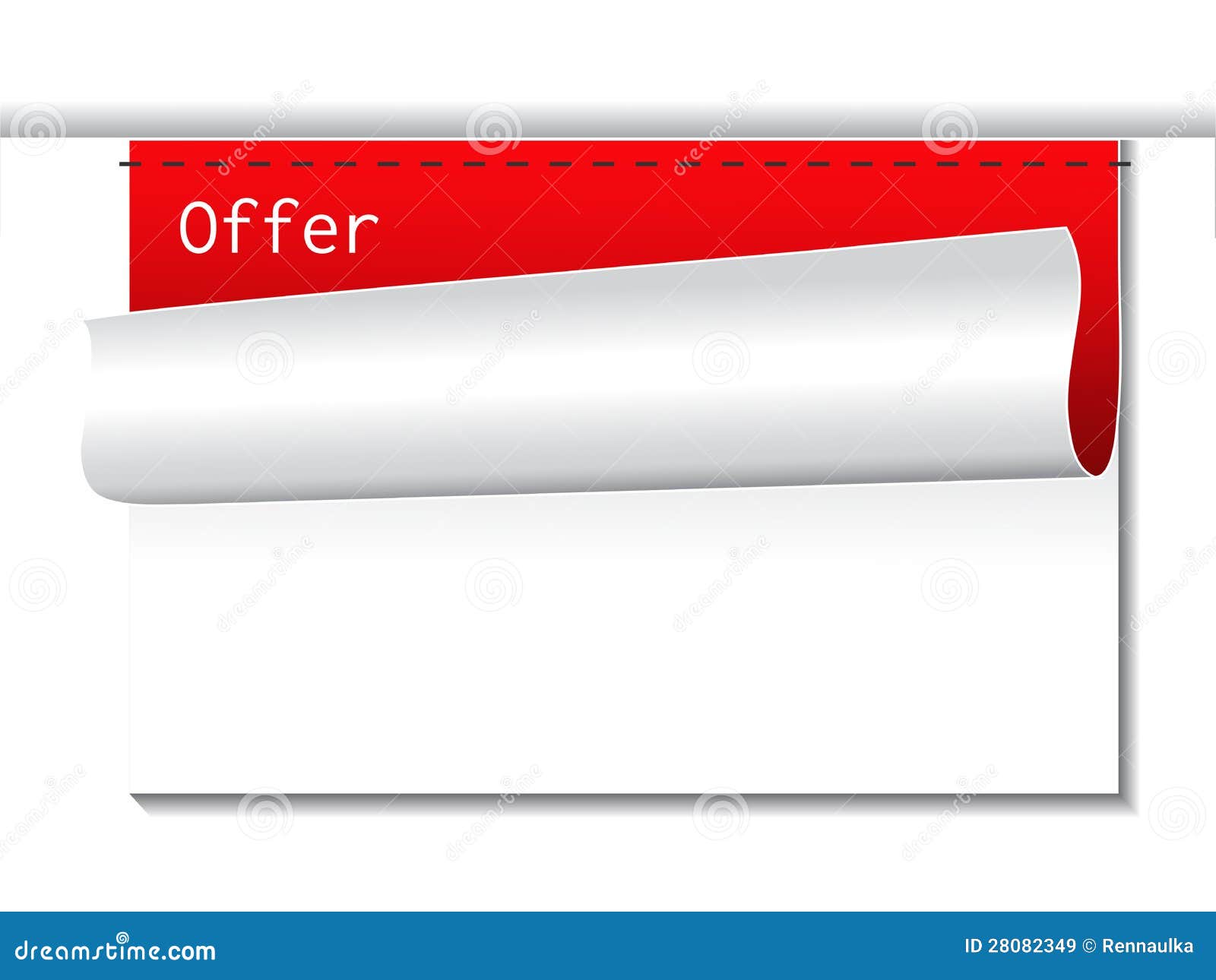 Offer Template - Banners for Advertising Text Stock Vector ...