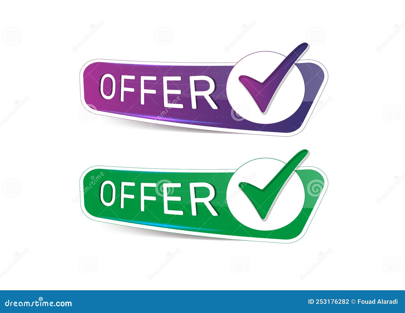 Offer Vector File EPS stock vector. Illustration of banner - 253176282