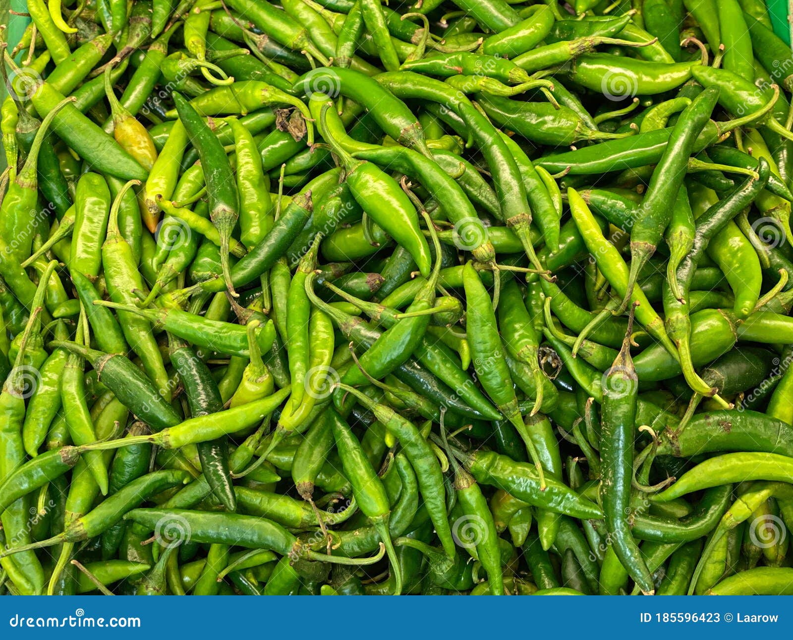 Offered for Sale, Indian Green Pepper Stock Image - Image of stall ...