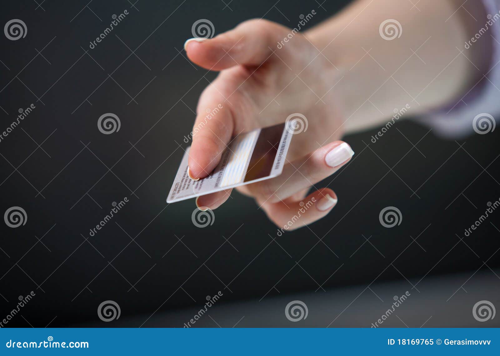Offering Gesture with a Card Stock Image - Image of stretch, holding ...