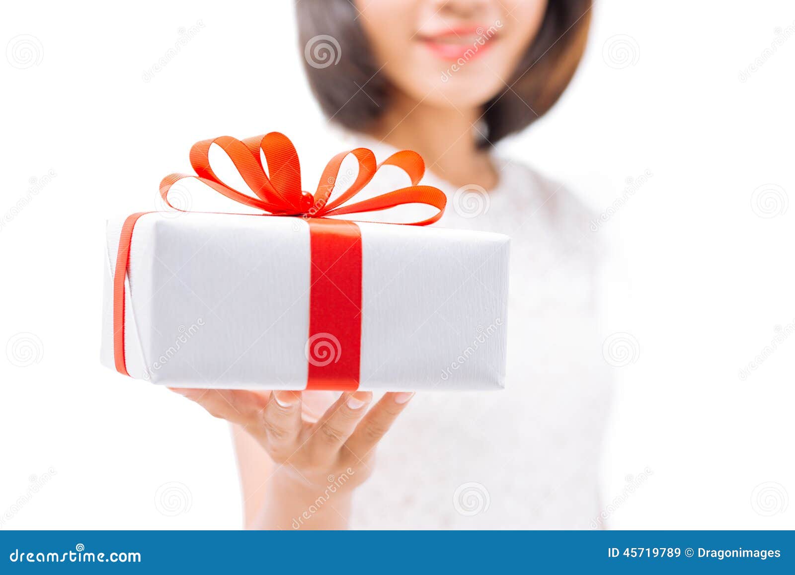 Offering a gift stock image. Image of package, birthday - 45719789
