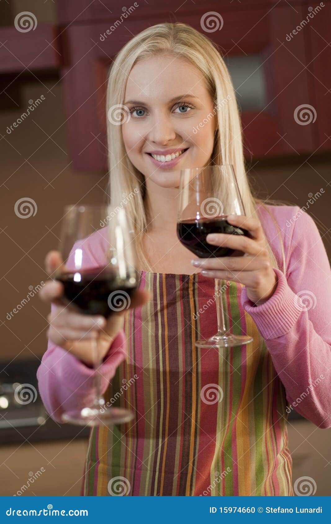 Offering a glass of wine stock photo. Image of women - 15974660