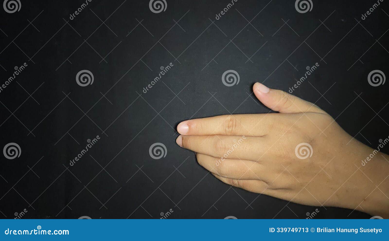 Offering a Hand in a Gesture Inviting a Handshake. on Black Background ...