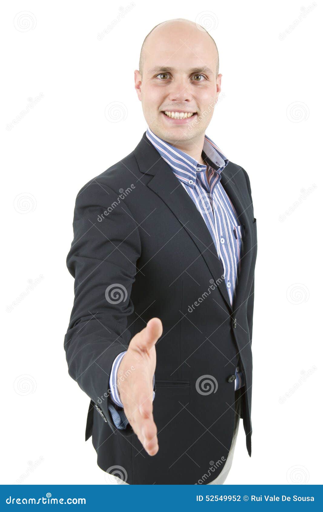 Offering hand stock photo. Image of hair, happy, confident - 52549952