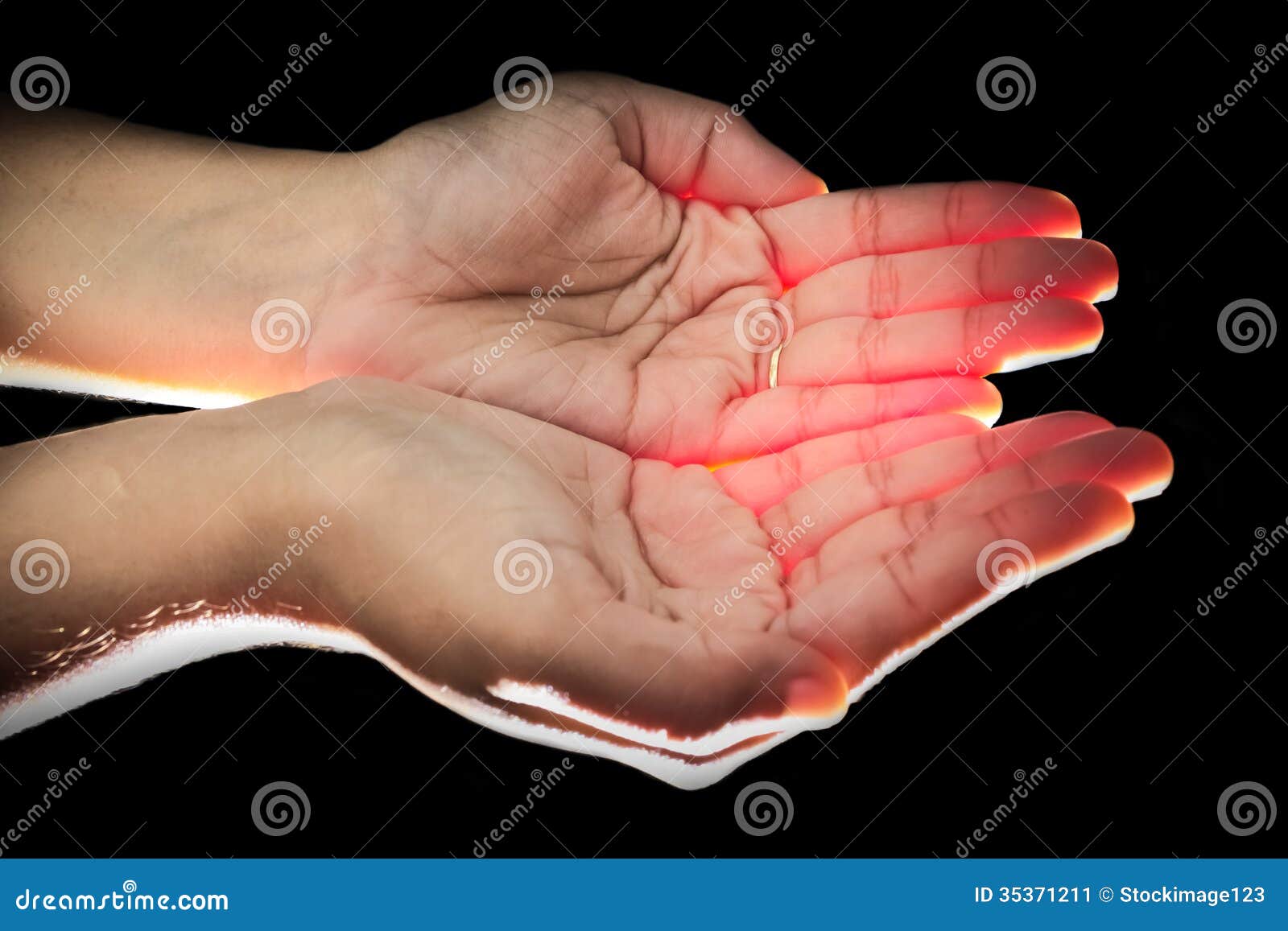 Offering Hands stock image. Image of objects, empty, copy - 35371211