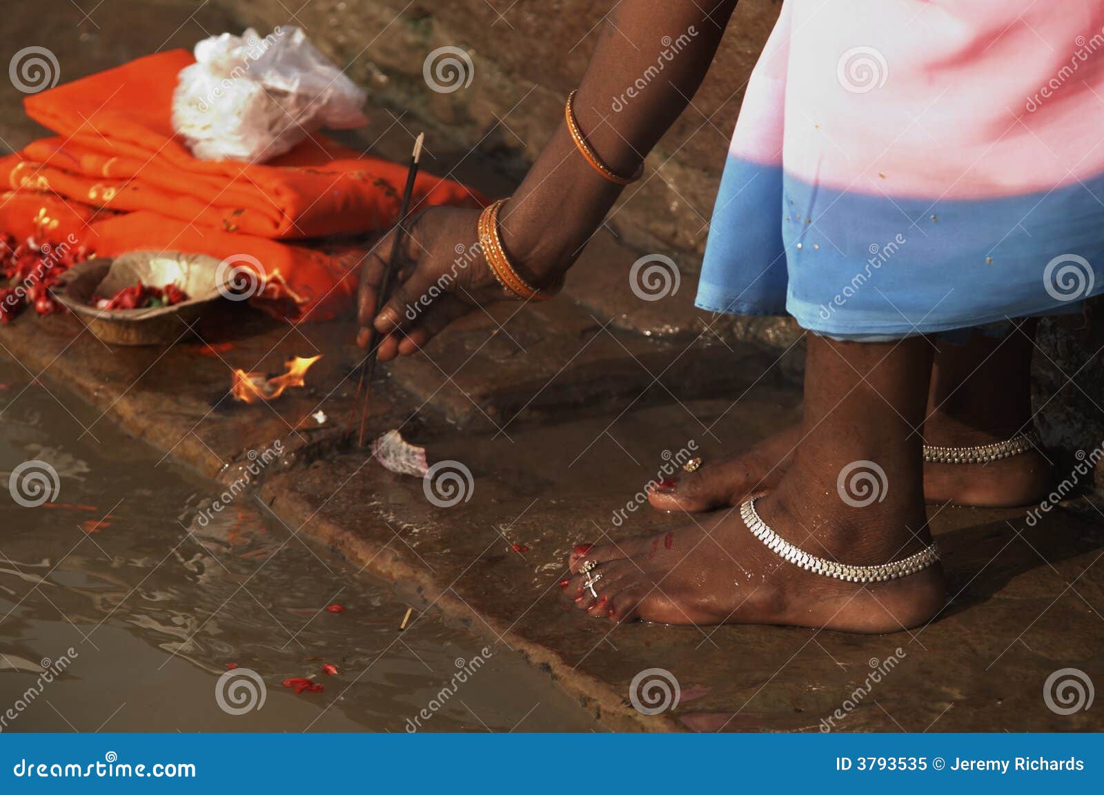 An Offering To the Gods stock image. Image of foot, sacred - 3793535