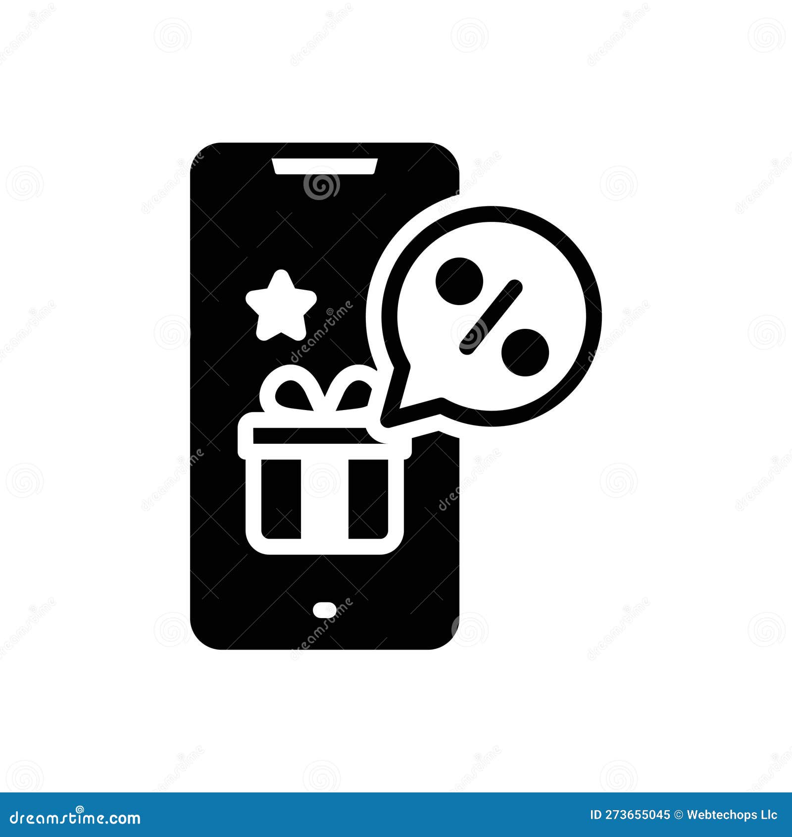 Black Solid Icon for Offerings, Offer and Winner Stock Vector ...