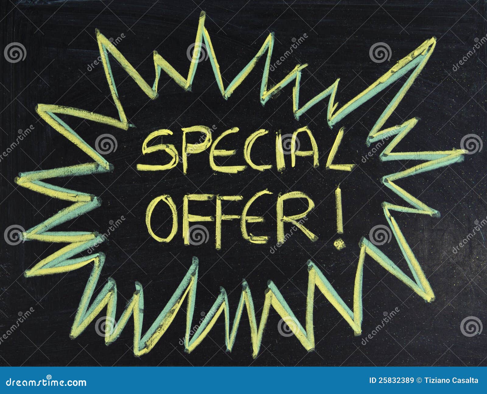 Offerta speciale immagine stock. Immagine di tenuta, speciale - 25832389