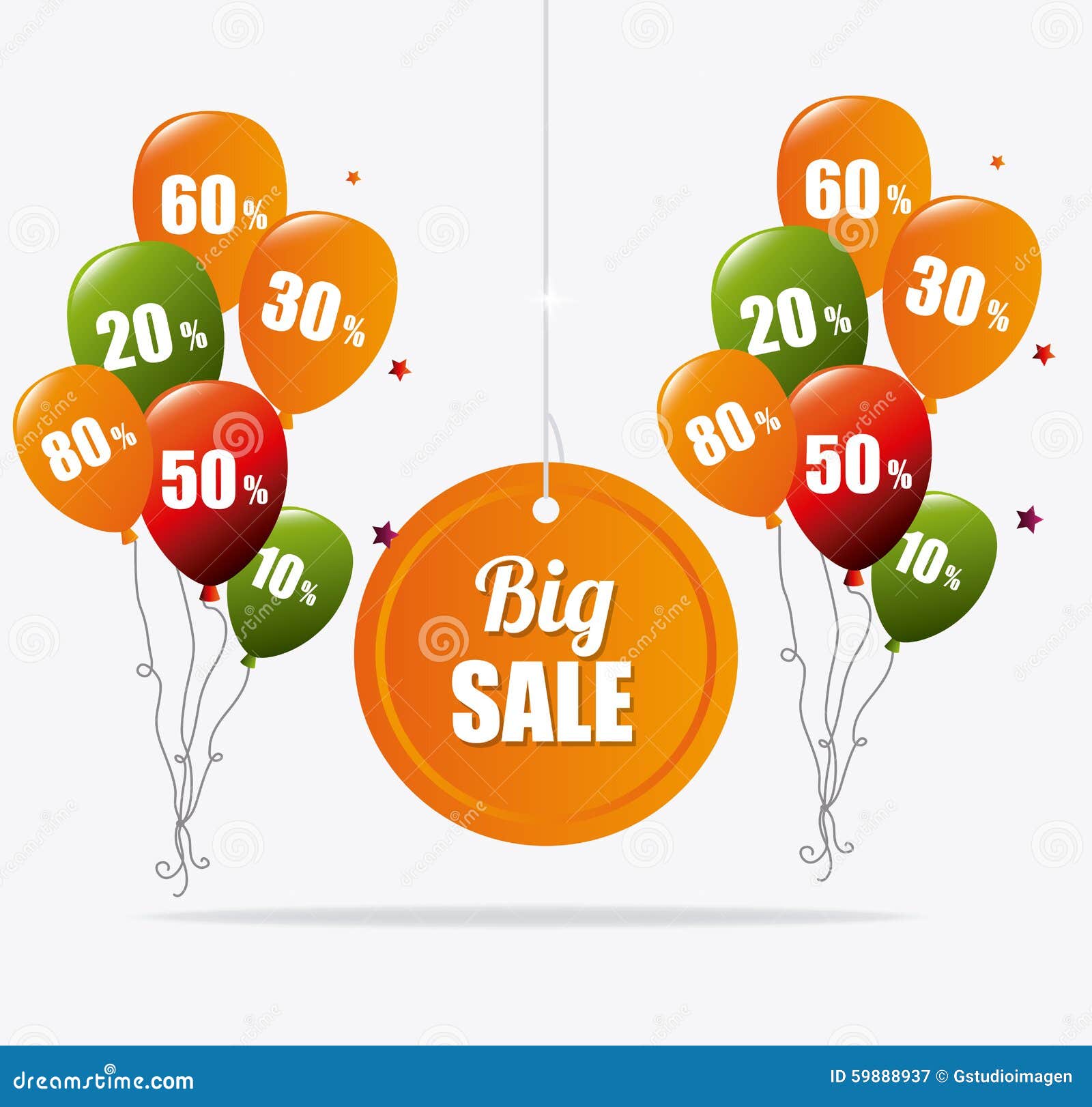 Offerte Speciali, Sconti E Promozioni Di Compera Illustrazione ...