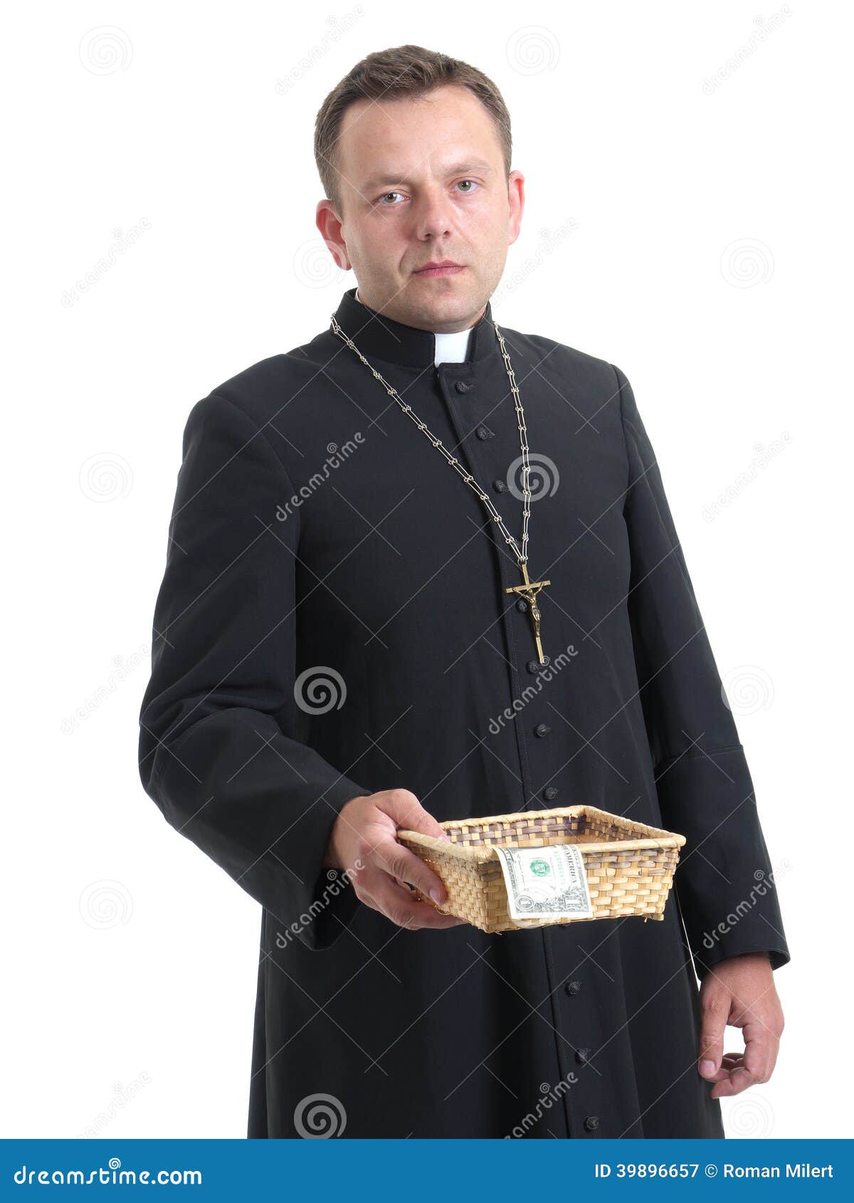 Offertory stock image. Image of chaplain, banknote, religion - 39896657