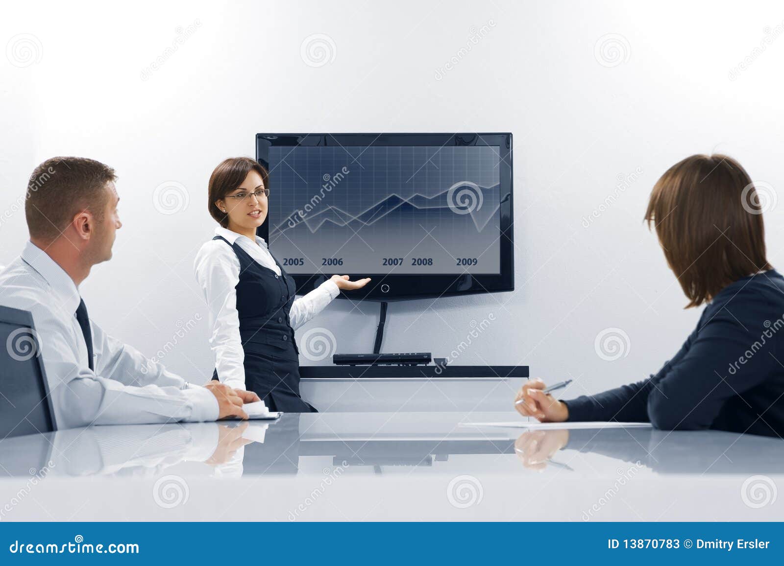 In office stock image. Image of employee, monitor, discuss - 13870783