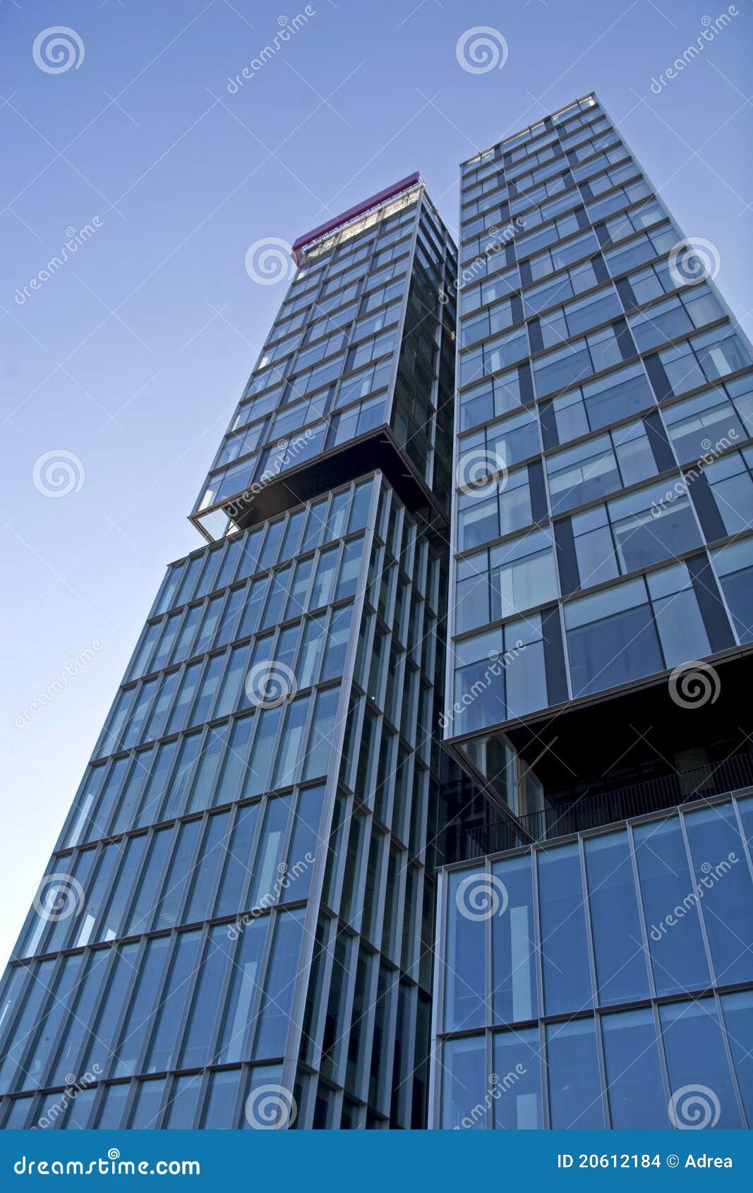Architectural View of a Office Building Stock Photo - Image of tall ...
