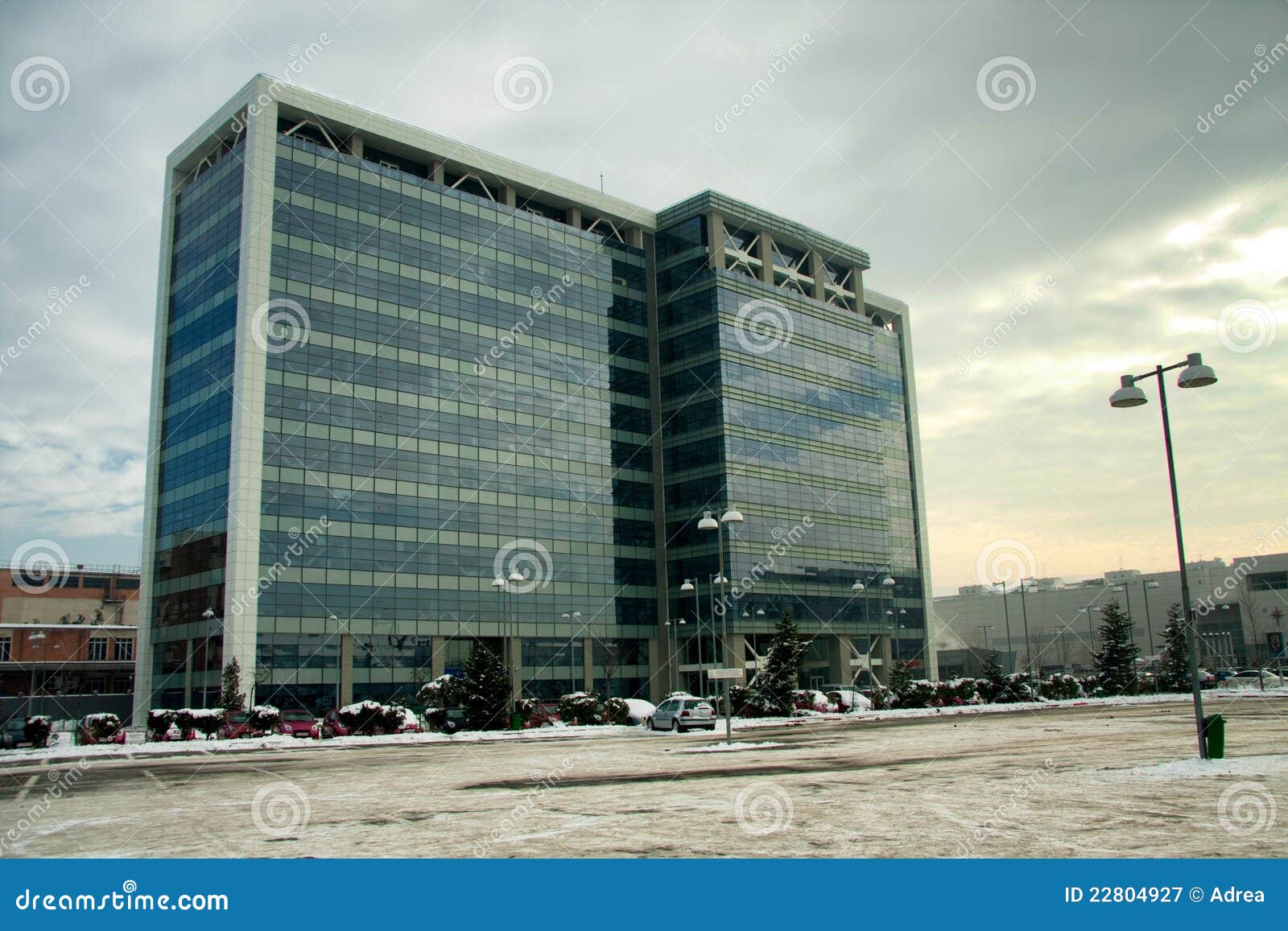 Architectural View of a Office Building Stock Image - Image of ...