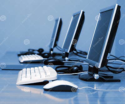 It Office stock photo. Image of school, computer, monitor - 4756276