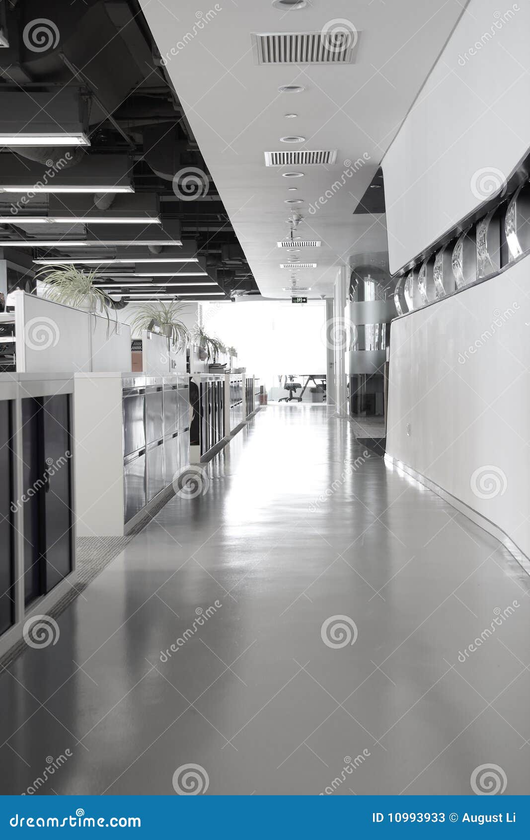 Office aisle stock image. Image of desktop, side, occupation - 10993933