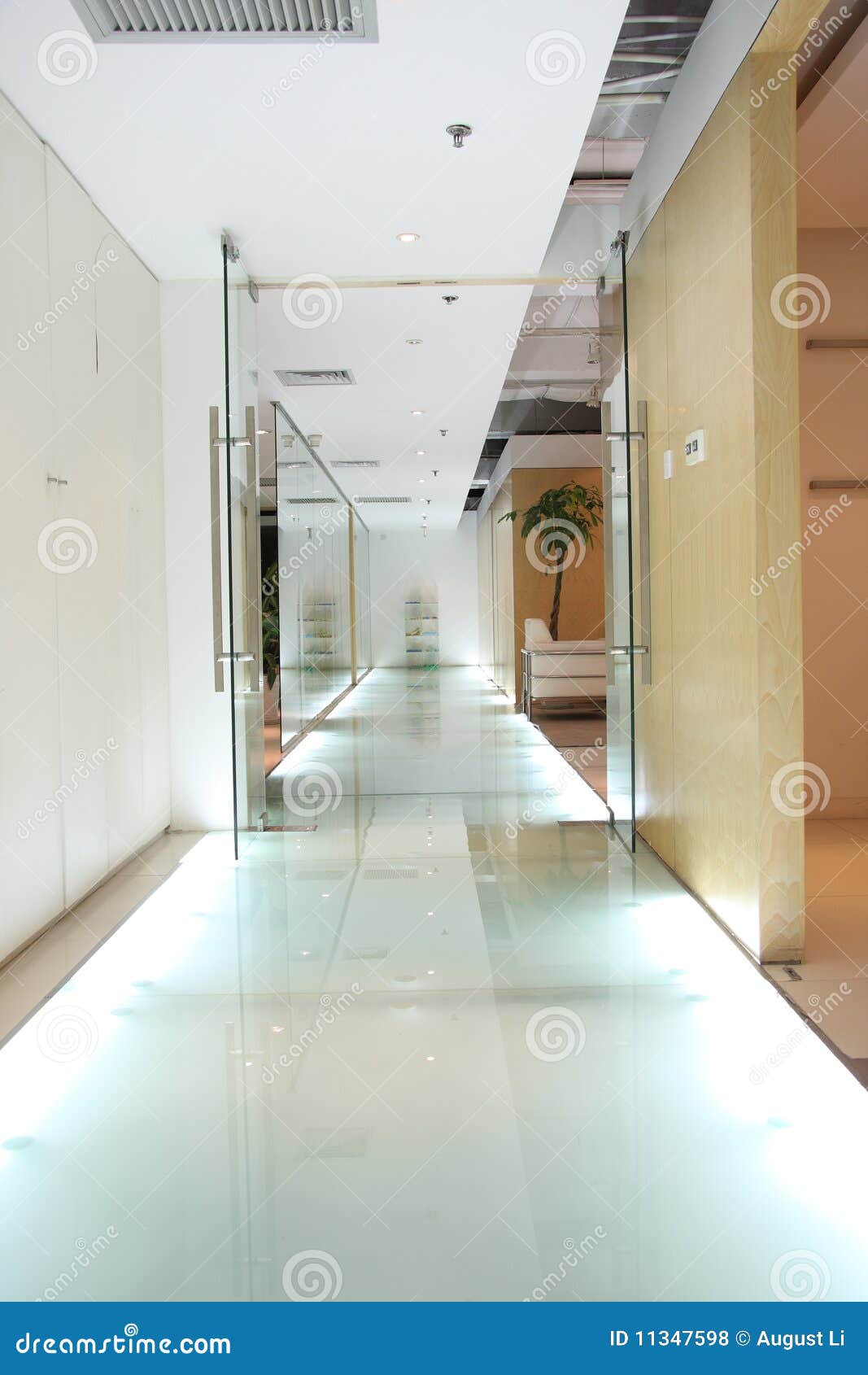 Office aisle stock photo. Image of angle, indoors, table - 11347598