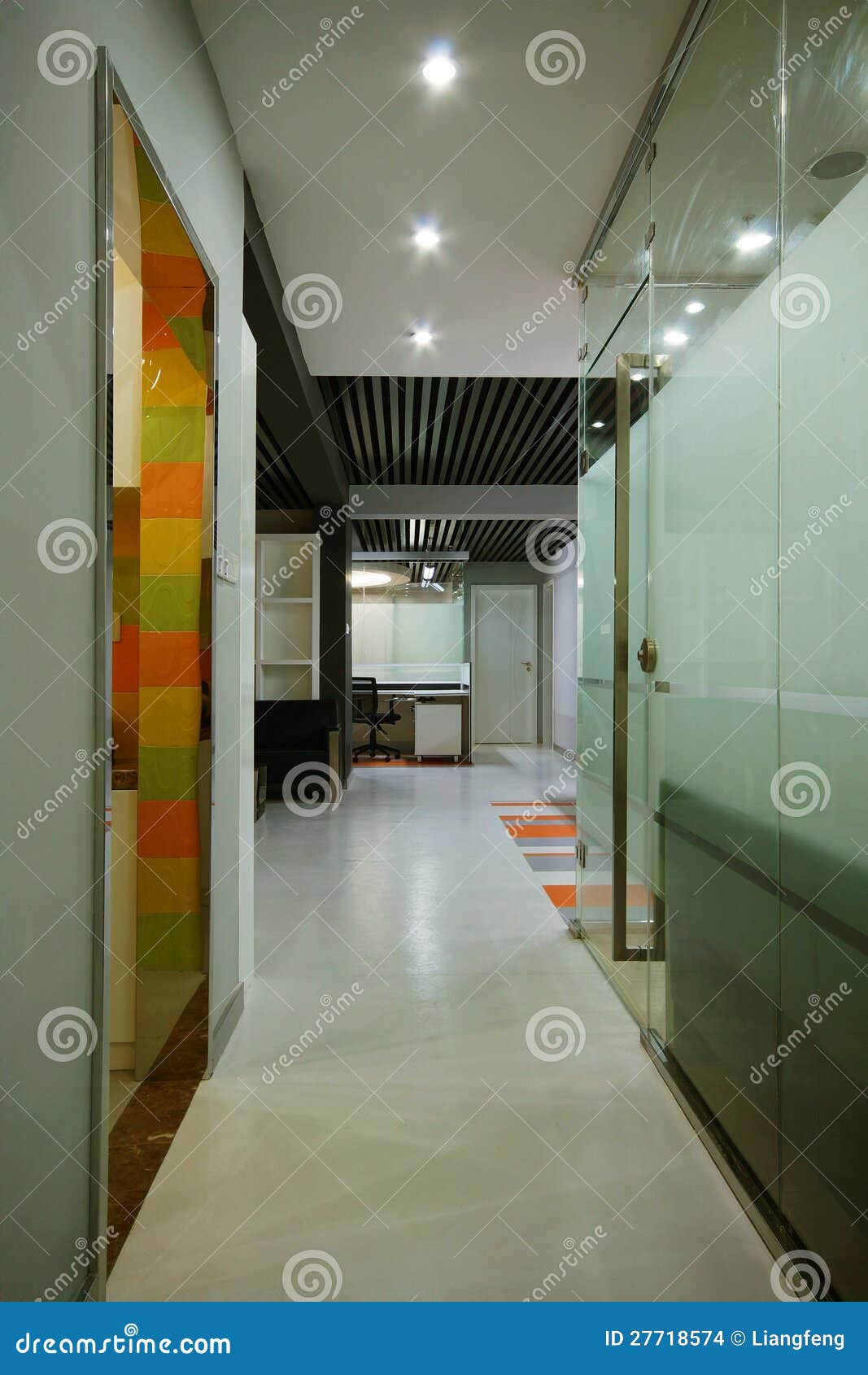 Office of the aisle stock photo. Image of glass, clean - 27718574