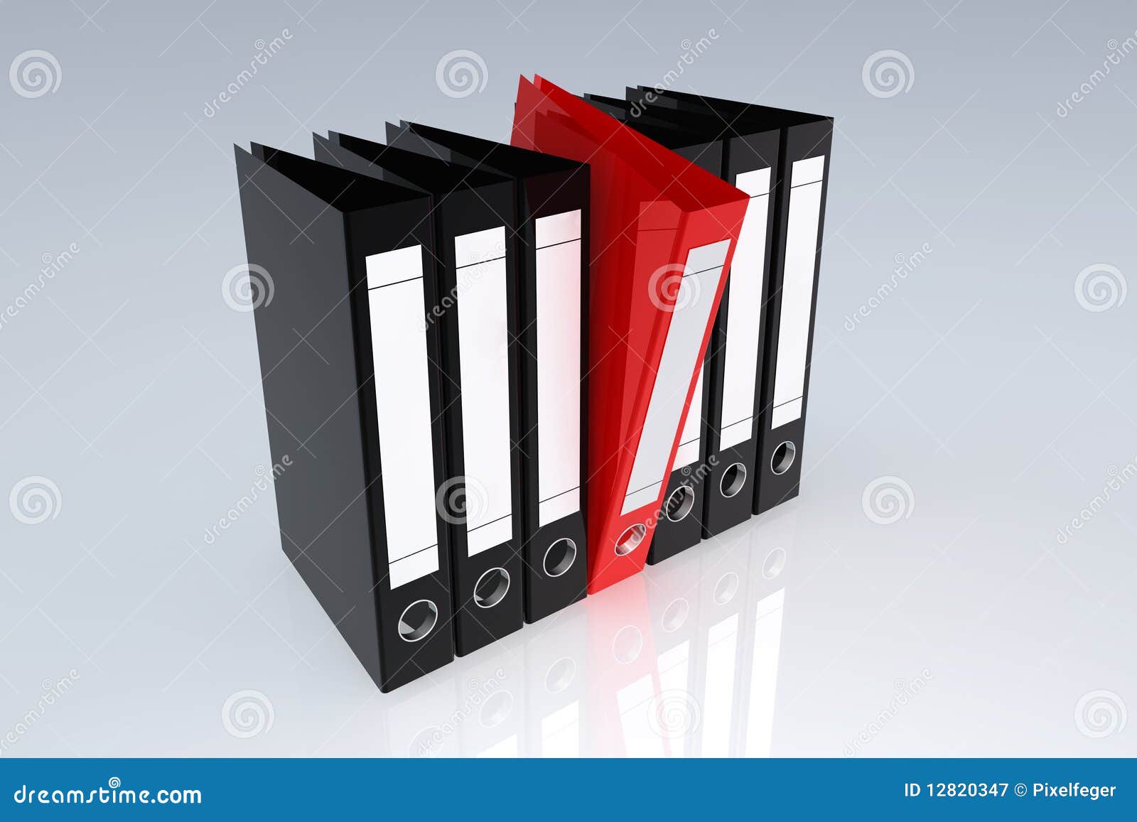 Office archive folders stock illustration. Illustration of document ...