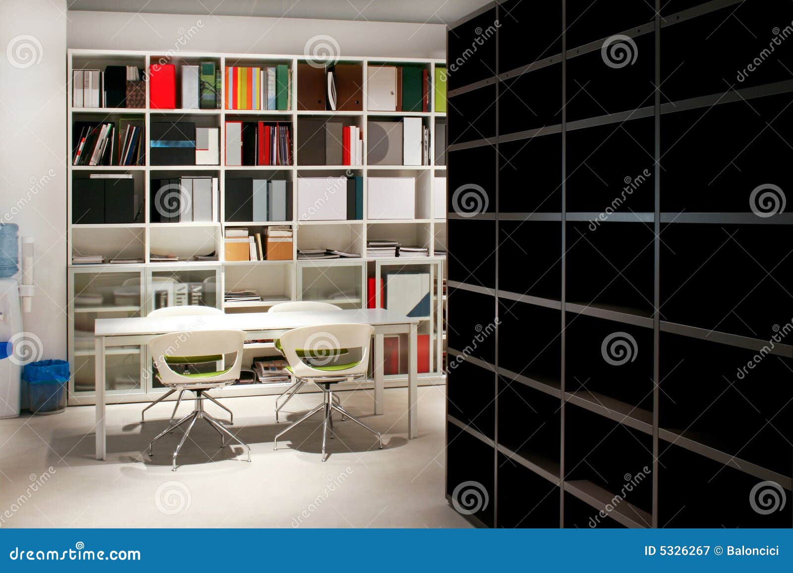 Office area stock image. Image of books, book, modern - 5326267