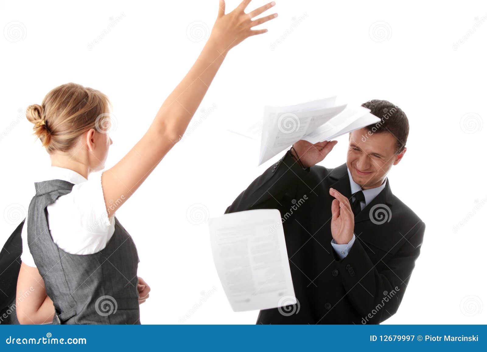 Office argue stock image. Image of fight, collar, success - 12679997