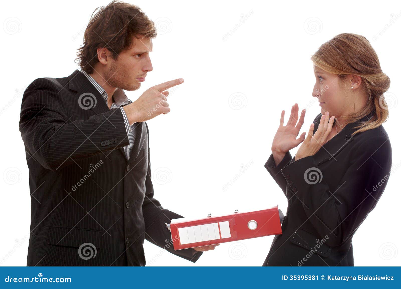 Office Argument, Boss and Worker Stock Image - Image of employe ...
