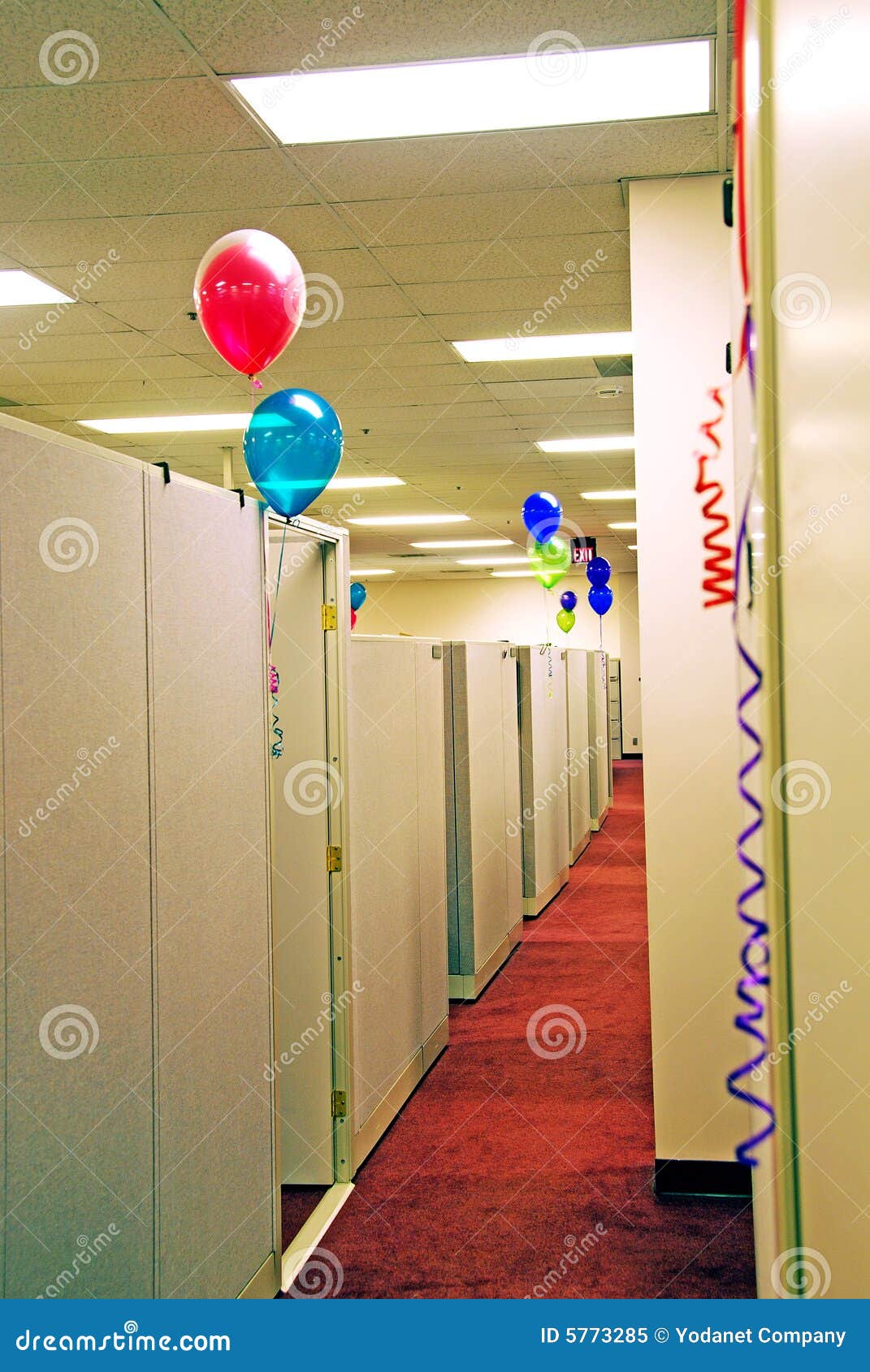 Office balloons stock image. Image of holiday, corporate - 5773285