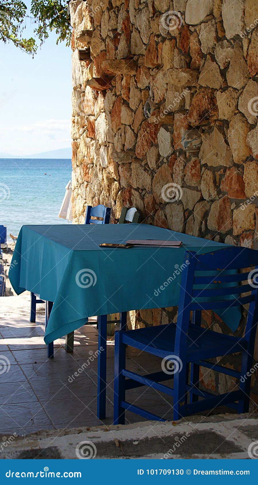 Office on the beach stock photo. Image of ocean, blue - 101709130