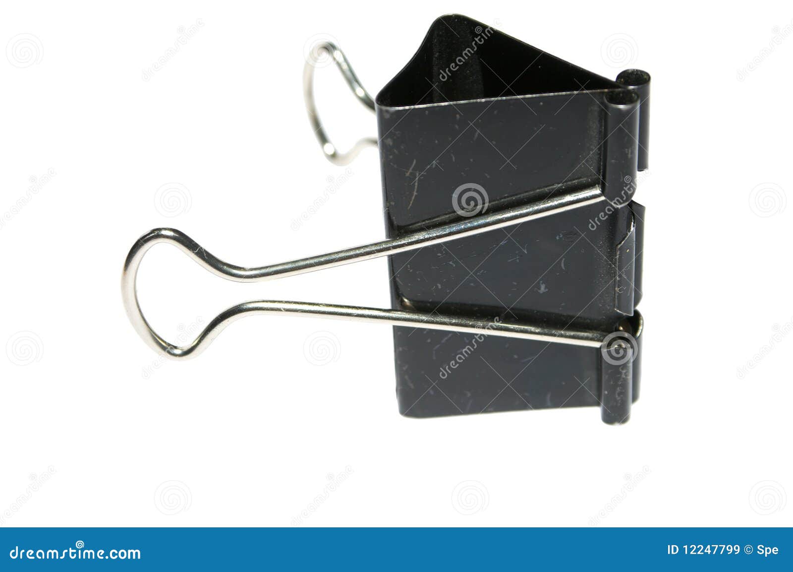 Office binder clip stock image. Image of paperclips, single - 12247799