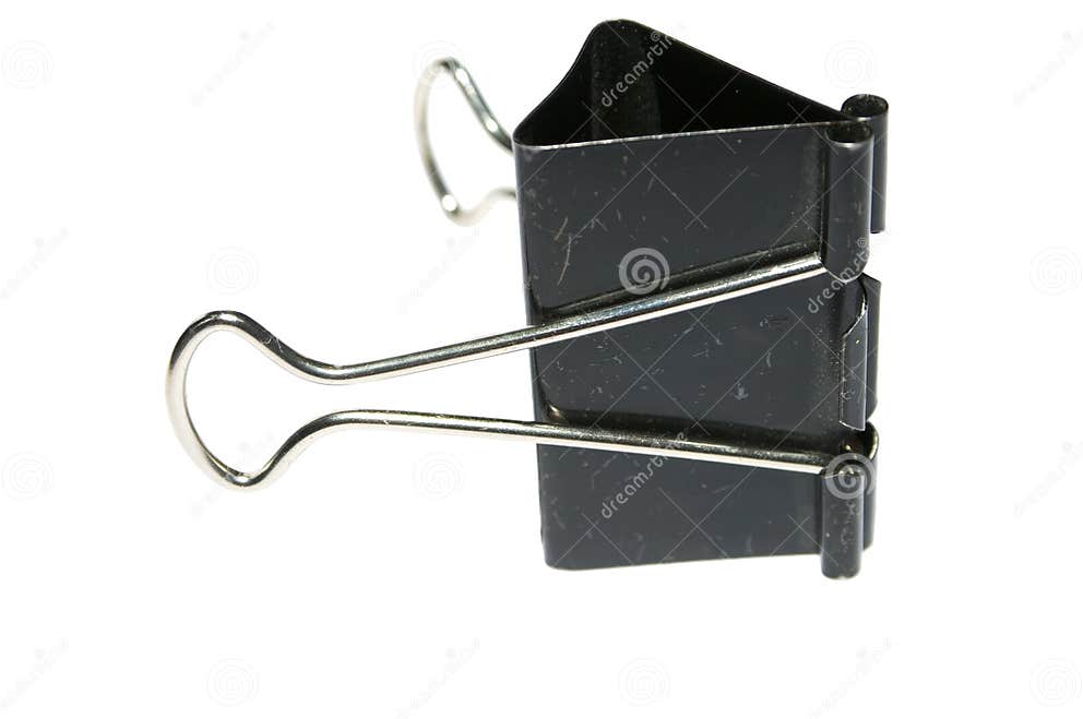 Office binder clip stock image. Image of paperclips, single - 12247799