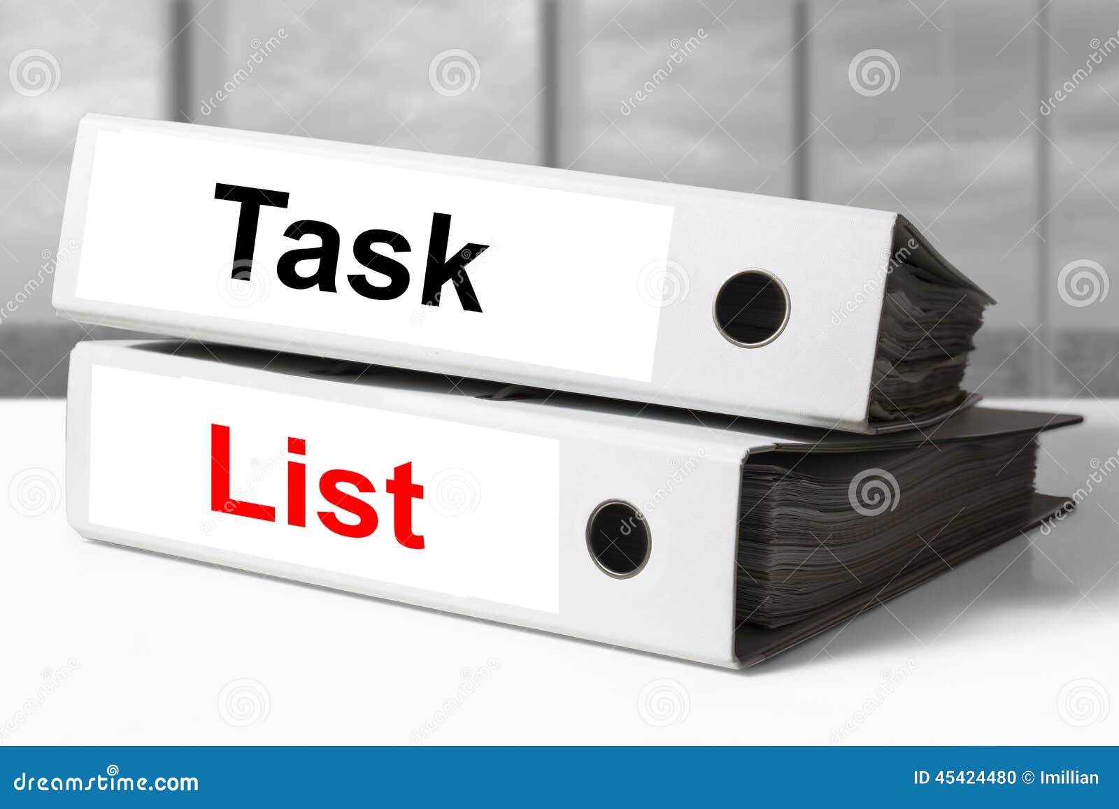 Task List With Check Mark For Already Completed Tasks Stock Image ...
