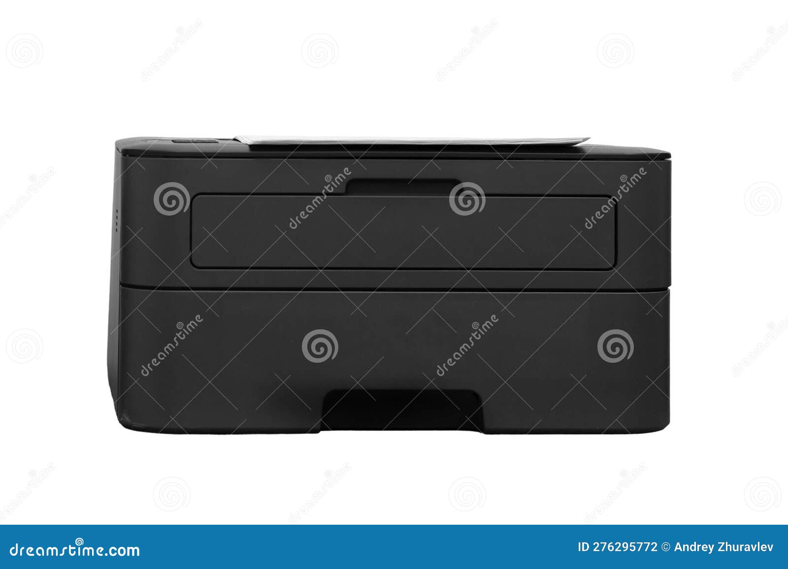 Office Black Printer, Isolated on a White Background Stock Photo ...