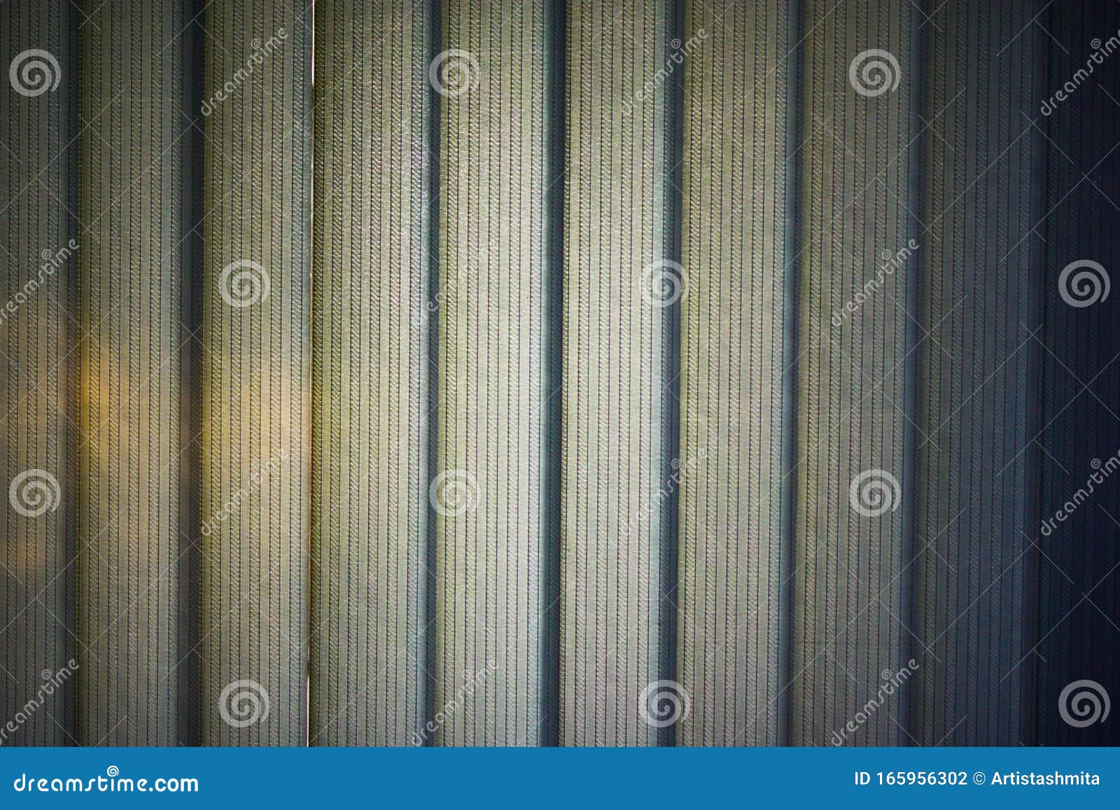 Office Blinds with Translucence, Light Bleeding through Stock Photo ...