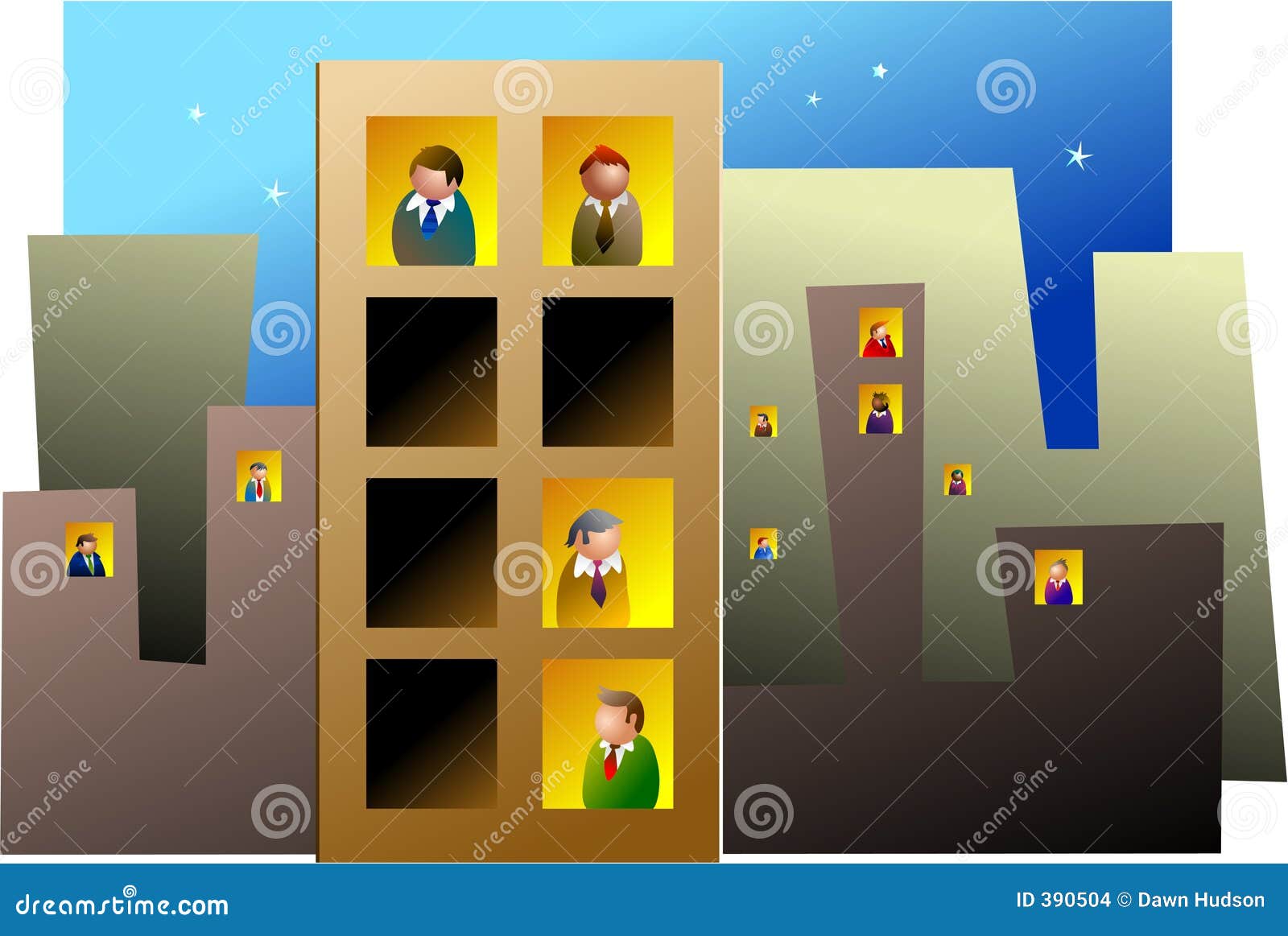 Office Blocks Stock Photo | CartoonDealer.com #390504