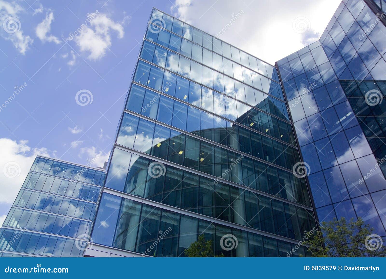 Office blocks stock image. Image of glass, architecture - 6839579